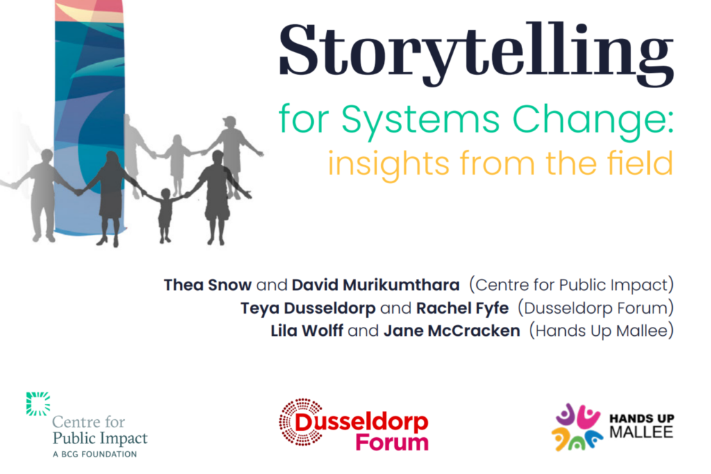 Storytelling for Systems Change - Hands Up Mallee